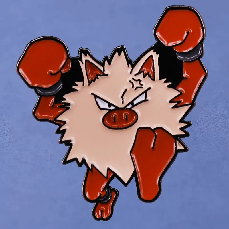 Pokemon-Primeape-harte-Emaille-Pins-sammeln-Kawaii-Affe-Metall-Cartoon ...