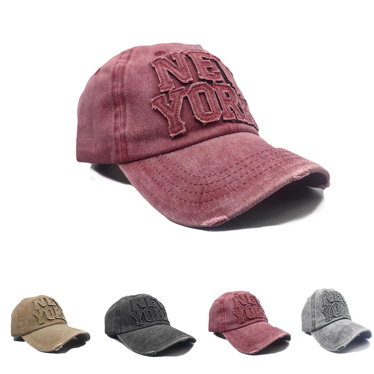 New York Summer Adult Women Fashion Baseball Caps Outdoor Snapback Caps ...
