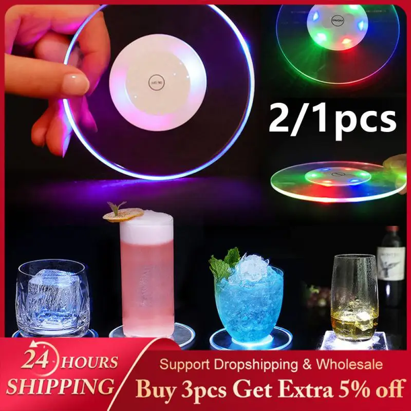 2-1pcs-Luminous-Bottle-Stickers-Cup-Mat-Light-Battery-Powered-Glow-LED ...