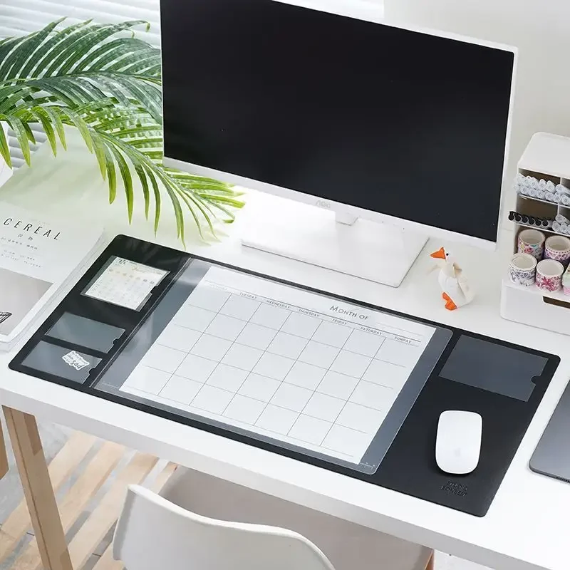 Big Multifunctional Oversized Pu Mouse Pad Student Writing Pad Business ...