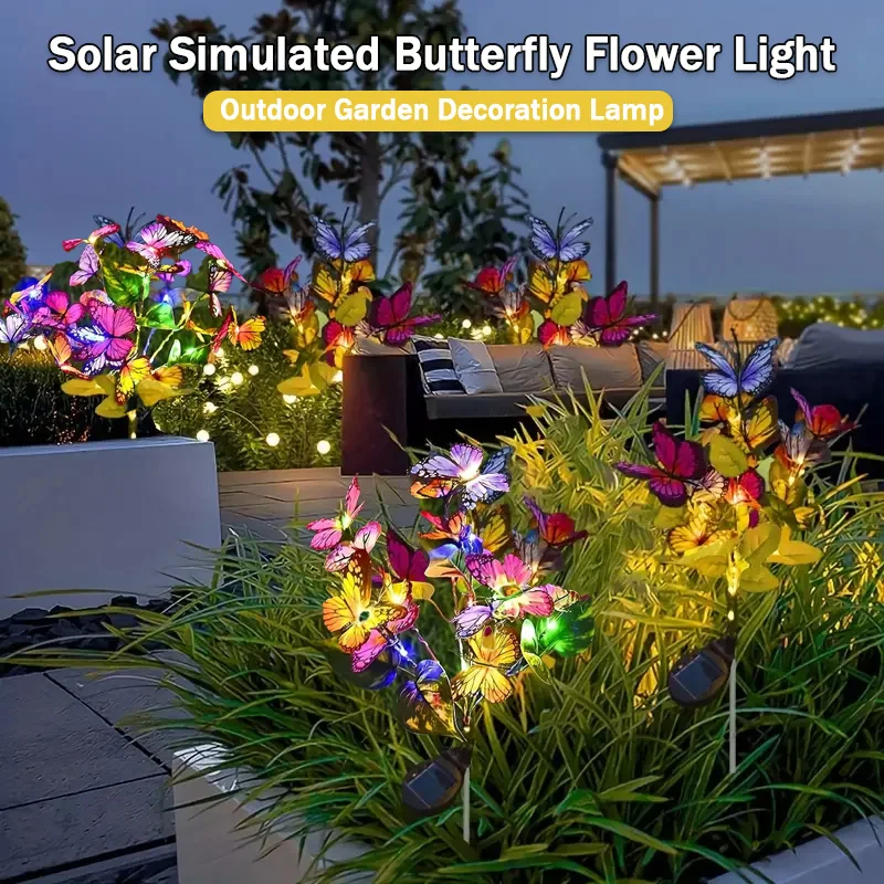 Solar-Garden-Lights-Outdoor-Simulation-Butterfly-Flower-Lawn-Light ...