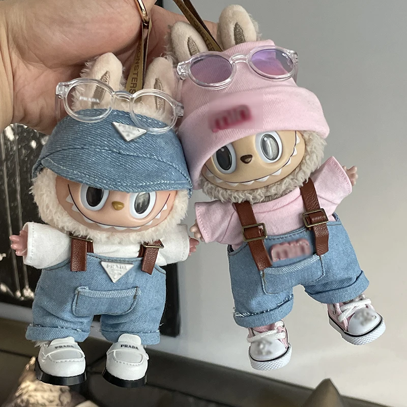 Monos-vaqueros-Labubu-de-17cm-para-parejas-ropa-Labubu-de-alta-gama ...