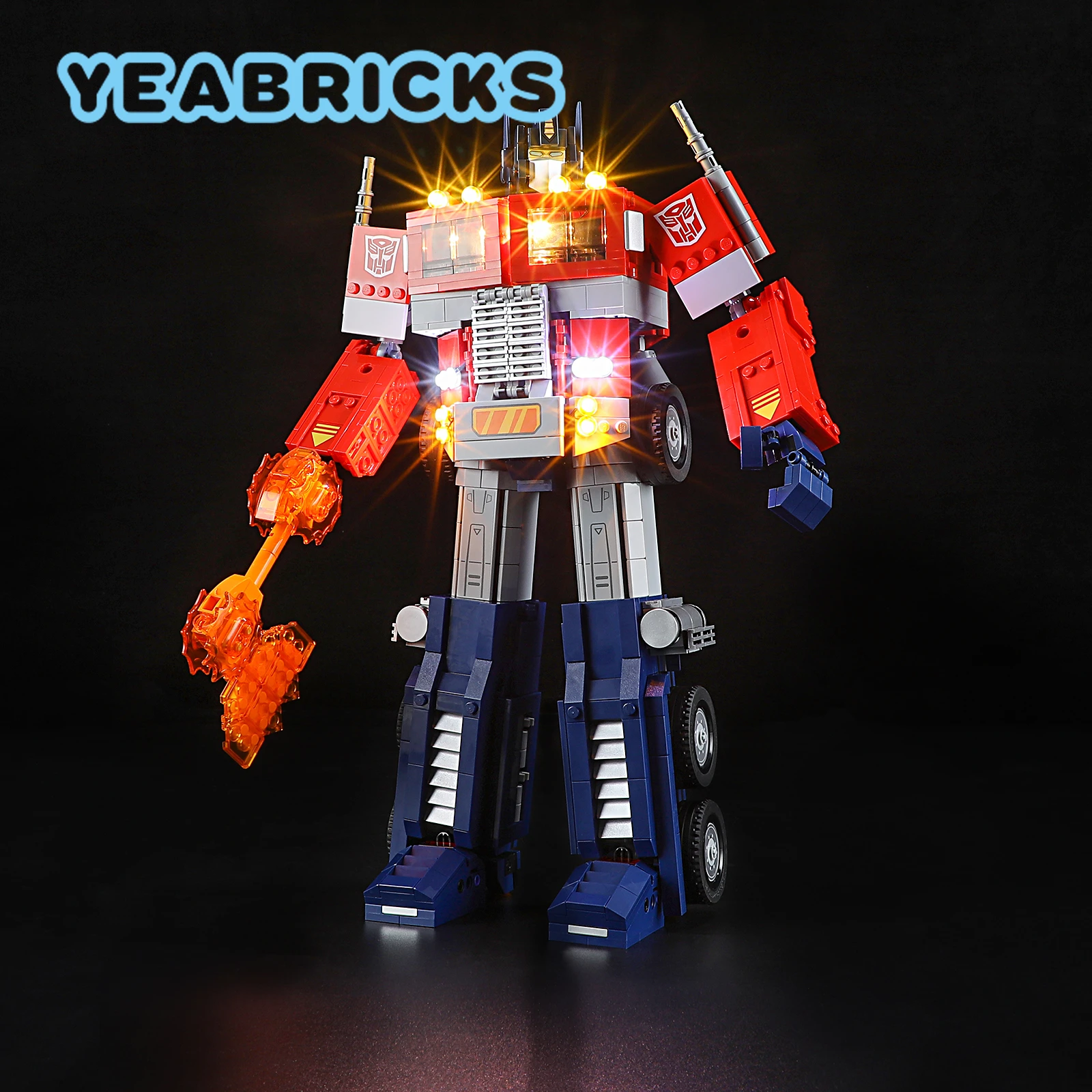 Yeabricks Led Light Kit For 10302 Optimus Prime Building Blocks Set ...