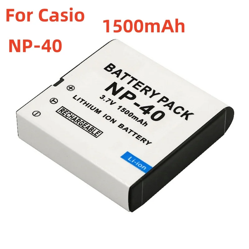 1500mAh NP-40 NP 40 Camera Battery or Charger For Casio EX-Z30 Z40 Z50 ...