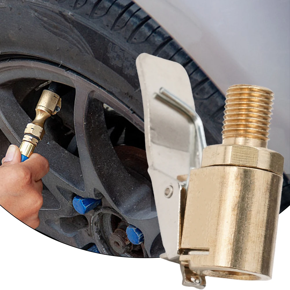 Valve Inflator Connector Tool Truck Tire Car Air Pump Nozzle Adapter ...