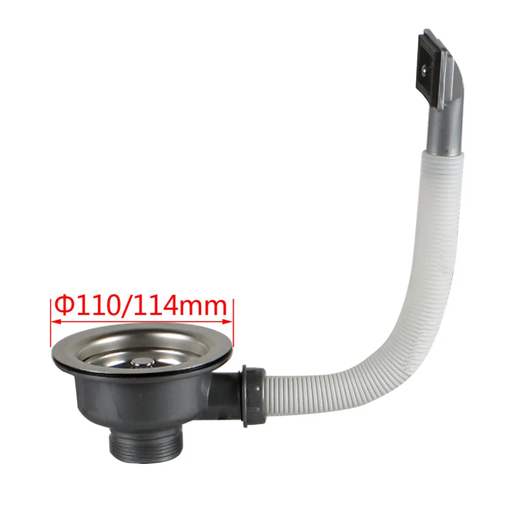 Talea 114mm Kitchen Sink Waste Kit 1½" Kitchen Sink Waste Fittings and ...