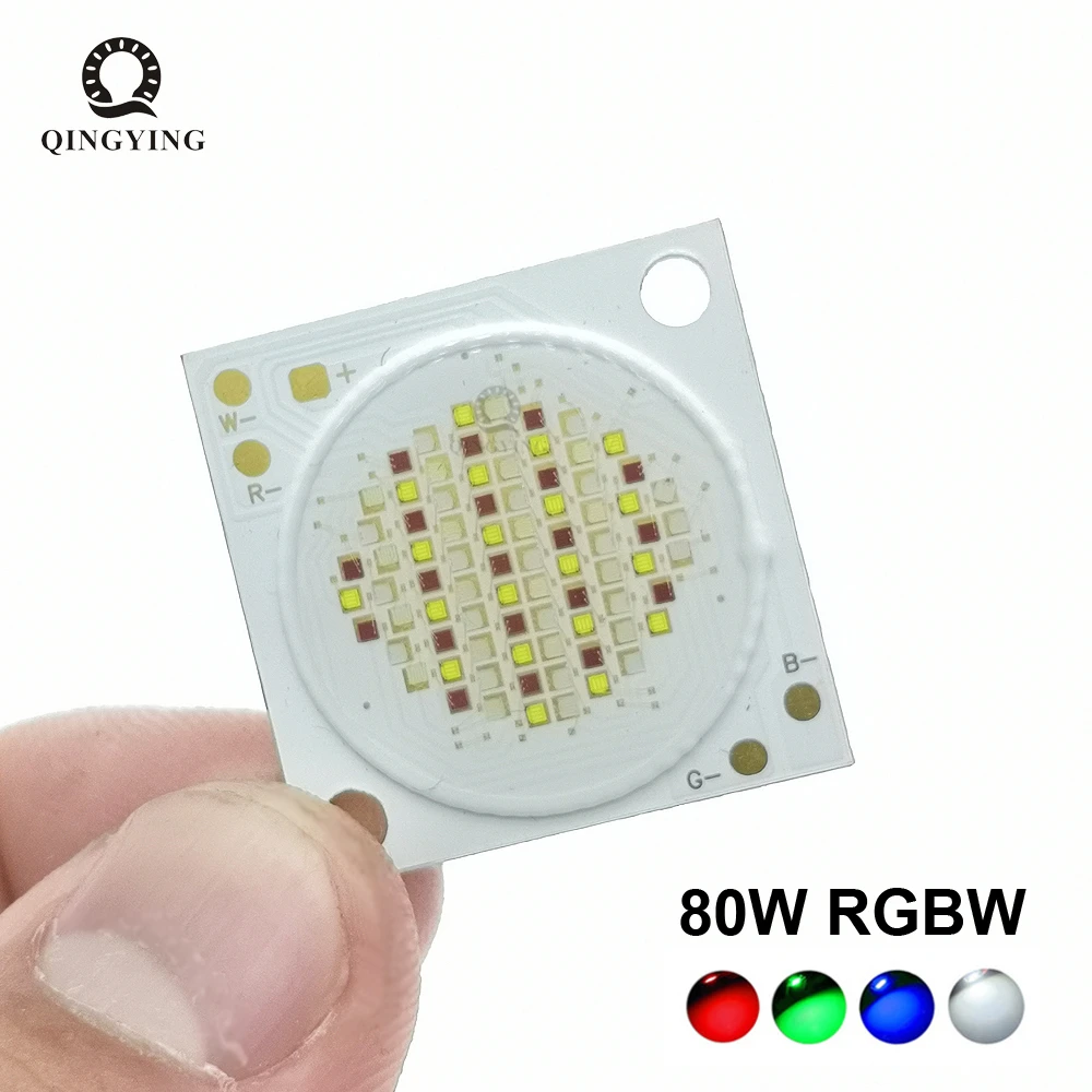 1pcs-80W-RGBW-Stage-Light-Colorful-High-Power-LED-700mA-80-Watt-Enough ...