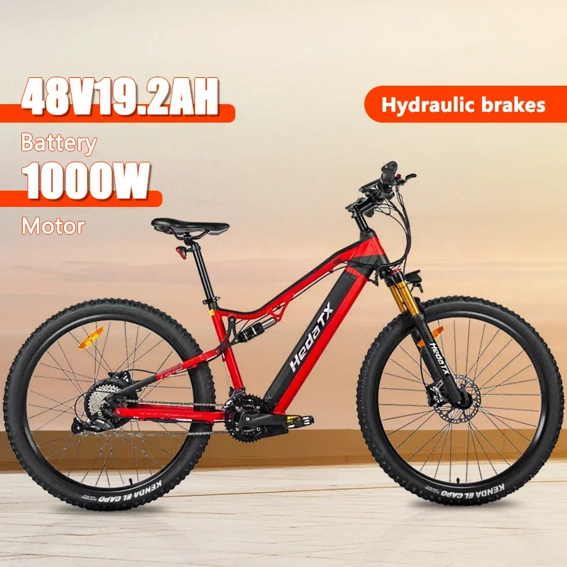 HEDA TX19 Full Suspension Hydraulic Disc Brake Road Mountain 29 Inch ...