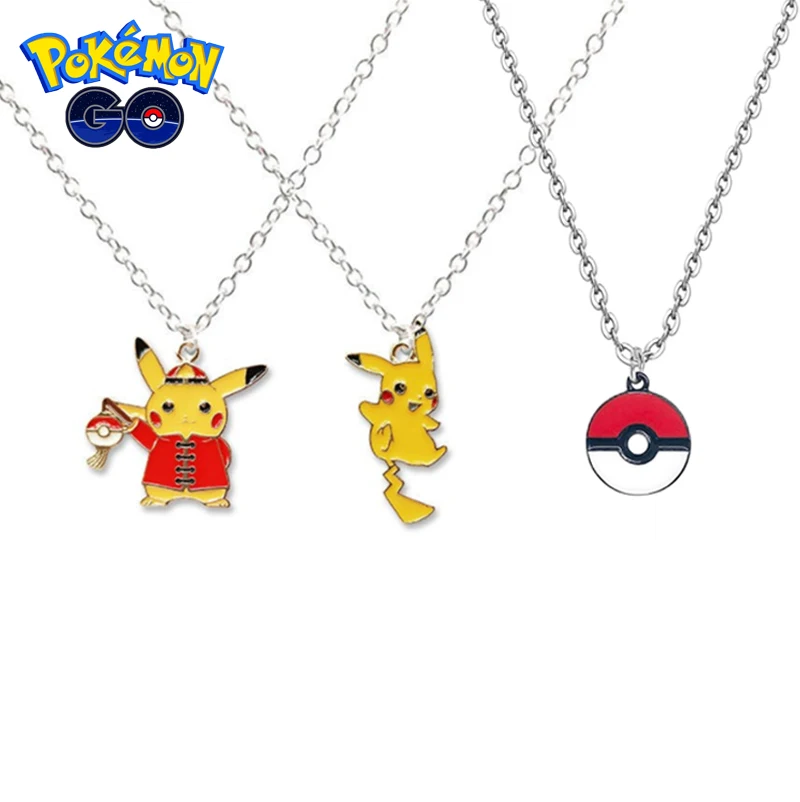 Collar-con-colgante-de-dibujos-animados-de-Pok-mon-colgante-de-Pikachu ...