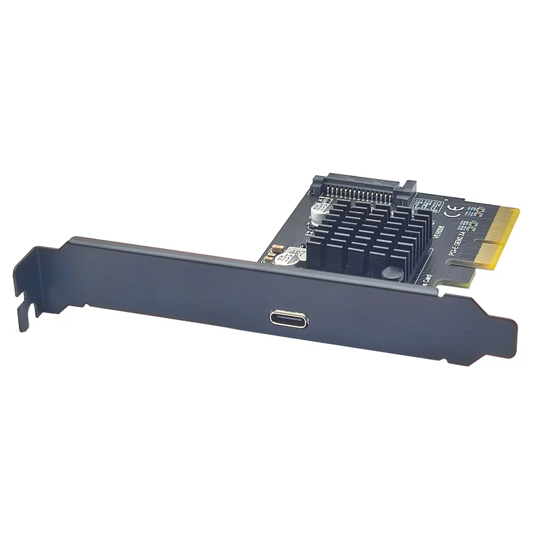 USB 3.2 GEN2x2 20 Гбит/с PCIE-карта 1 порт TYPE-C PCI Express 3.0 X4 к ...