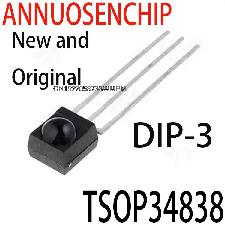 Receiver Module 5PCS New and Original TSOP 34838 V34838 IR DIP 3 ...