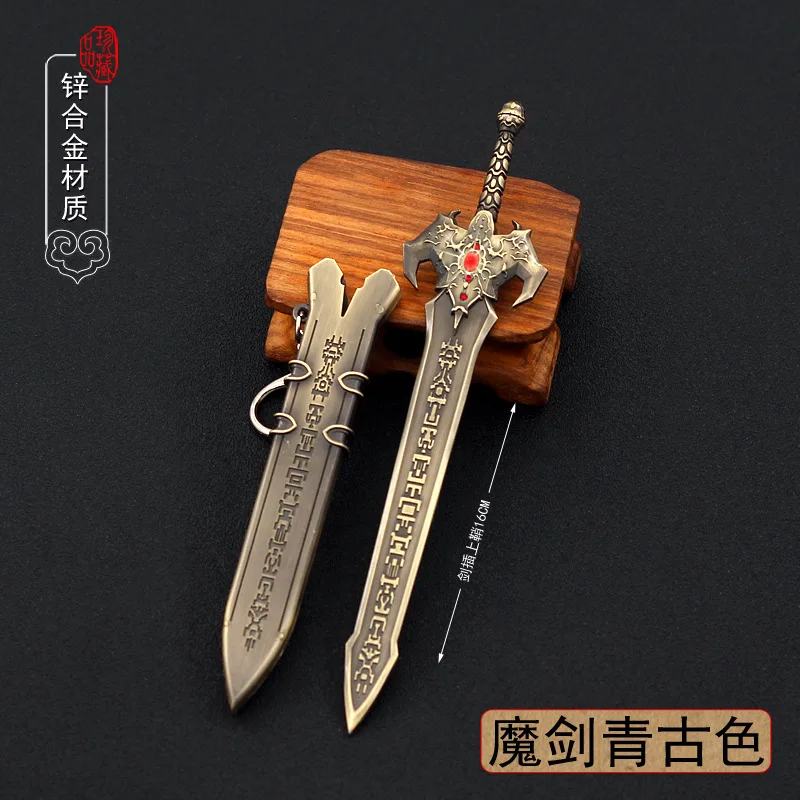 16cm-Demon-Sword-1-6-Miniatures-Replica-Ancient-Chinese-All-metal-Melee ...
