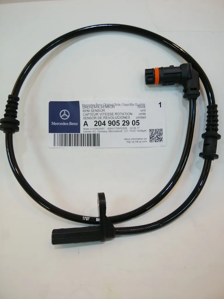1-2PCS-ABS-Wheel-Speed-Sensor-1649058300-for-Mercedes-Benz-W204-C204 ...