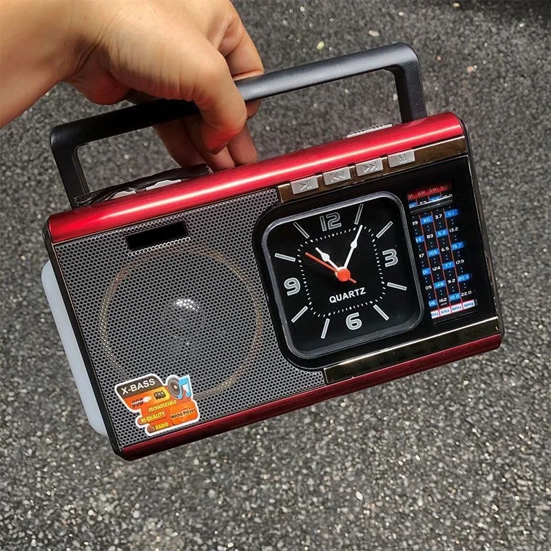 Old Style Rechargeable Table Top Radio Receiver FM/AM/SW Multi Band Mp3 ...