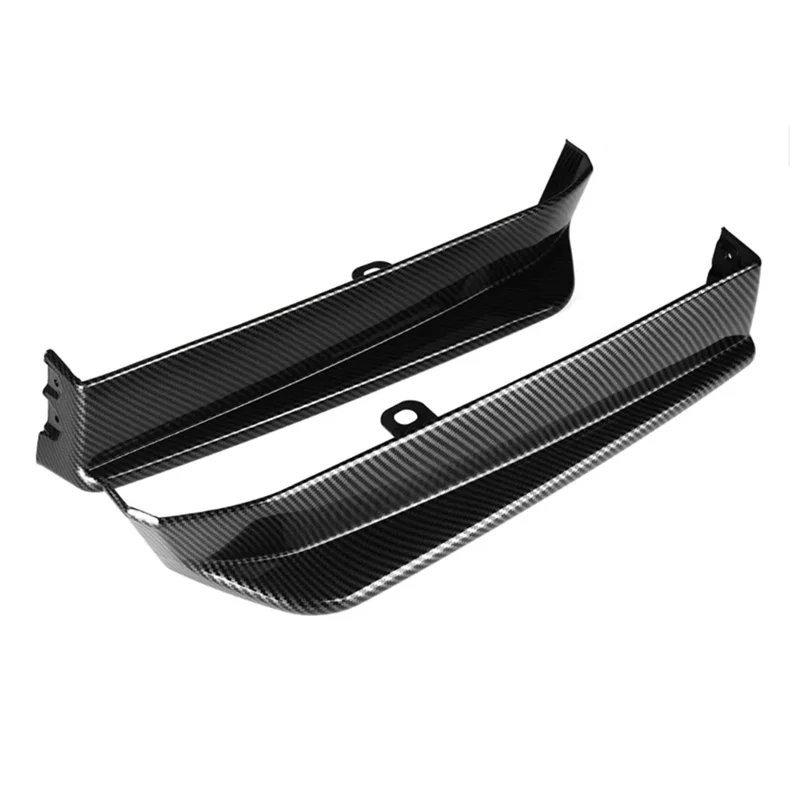 2PCS Anti-Scratch Car Rear Bumper Lip Aprons Spats Splitters Add-On ...