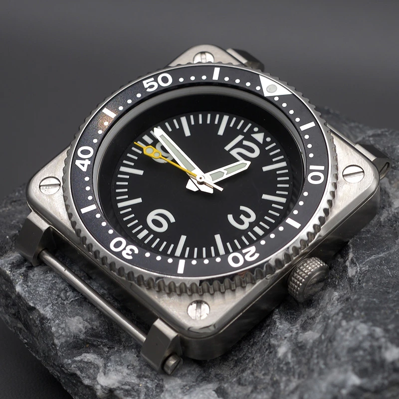 Automatic Watches Seiko Movement | Square Automatic Watch Nh36 ...
