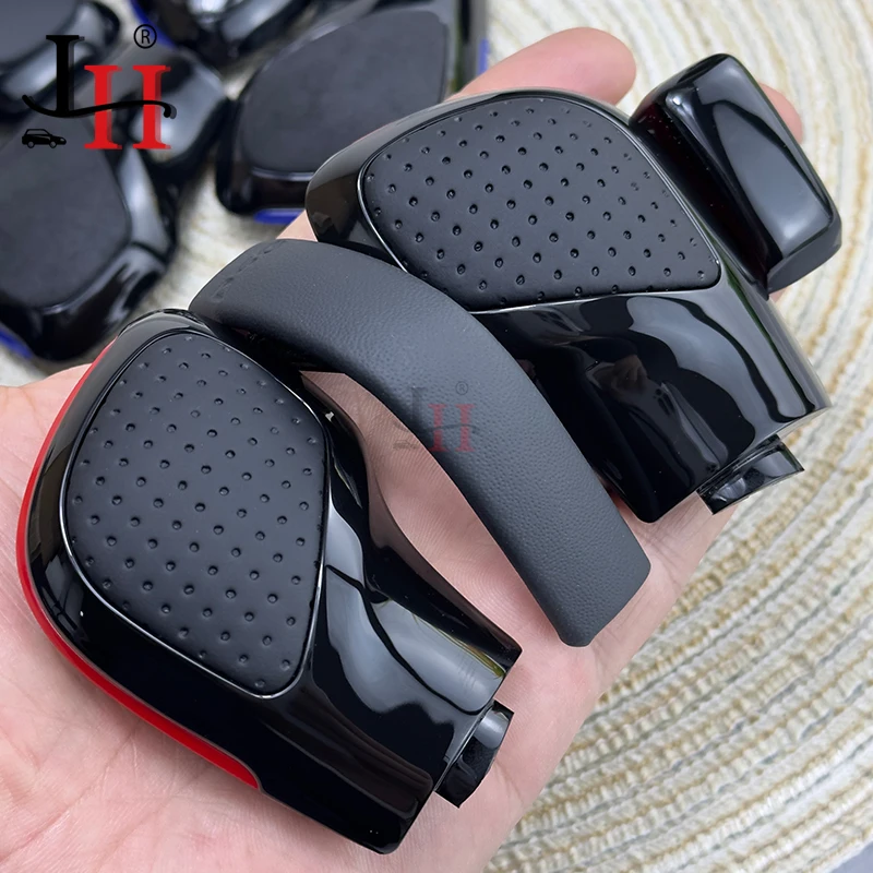 DSG-Gear-Shift-Knob-Side-Cover-Black-Chrome-Leather-Carbon-DSG-Shift ...