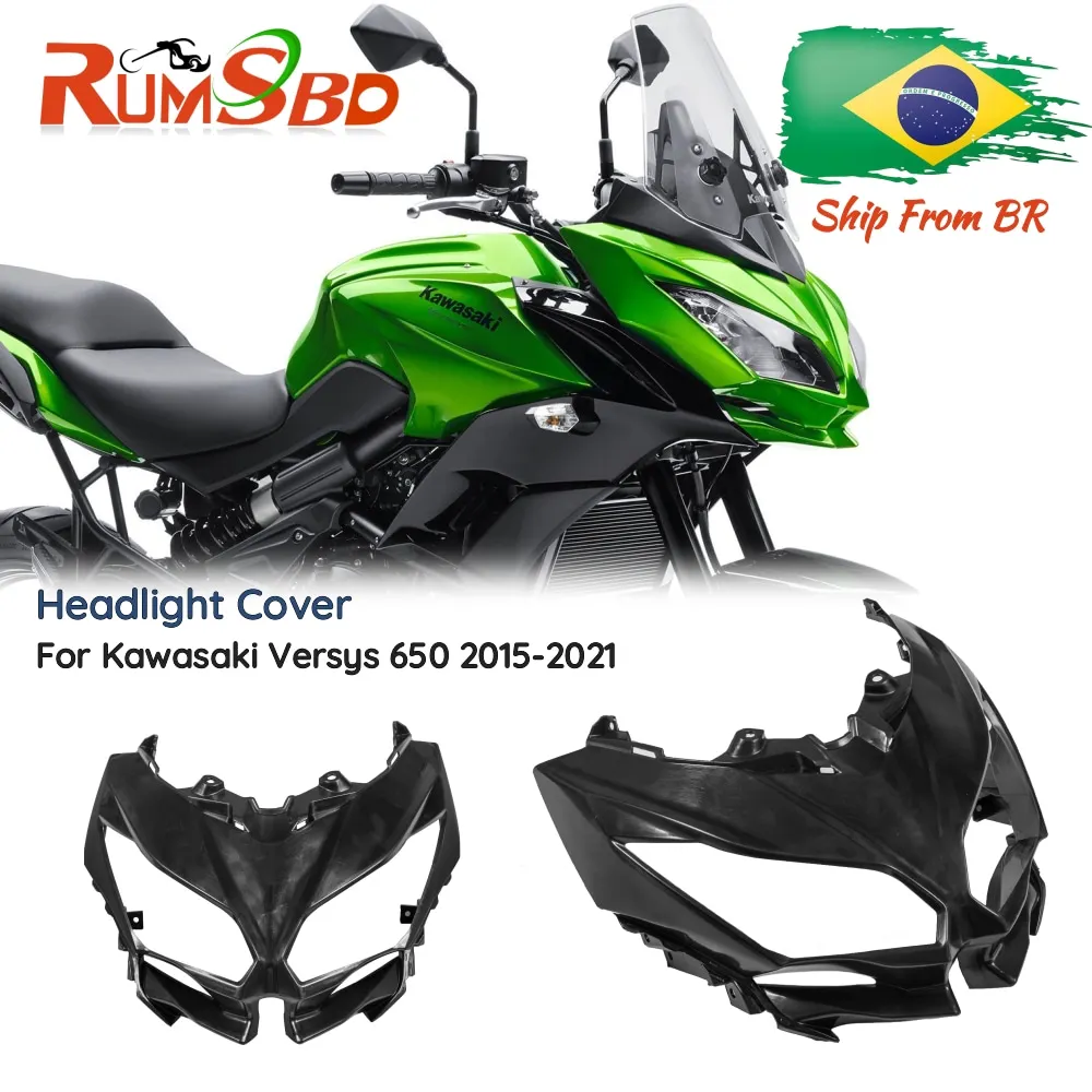Versys650-Motorcycle-Front-Head-Neck-Upper-Headlight-Cover-Fairing-Cowl ...