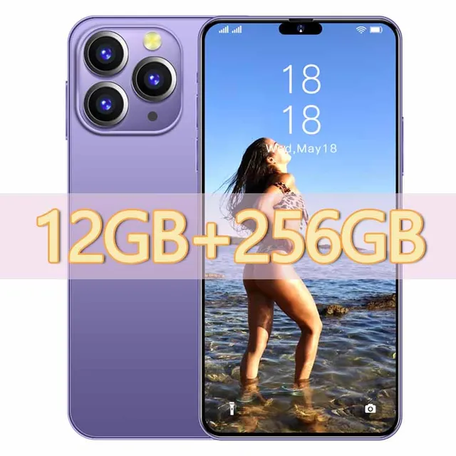 Teléfono Inteligente i15 Pro Max, versión Global, Pantalla Completa HD de 6,7 pulgadas, Android ...