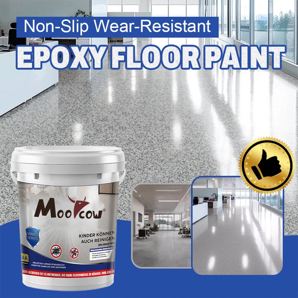 High-Gloss Marble Effect Epoxy Floor Coating 500g Indoor Outdoor Pure ...