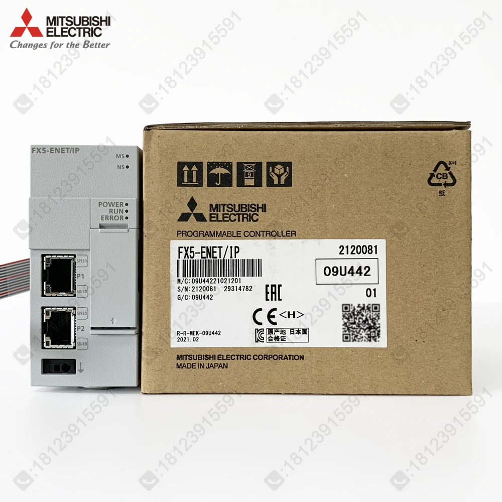 Mitsubishi Fx5u Ethernet Module Fx5-enet/ip Original Genuine Imported ...