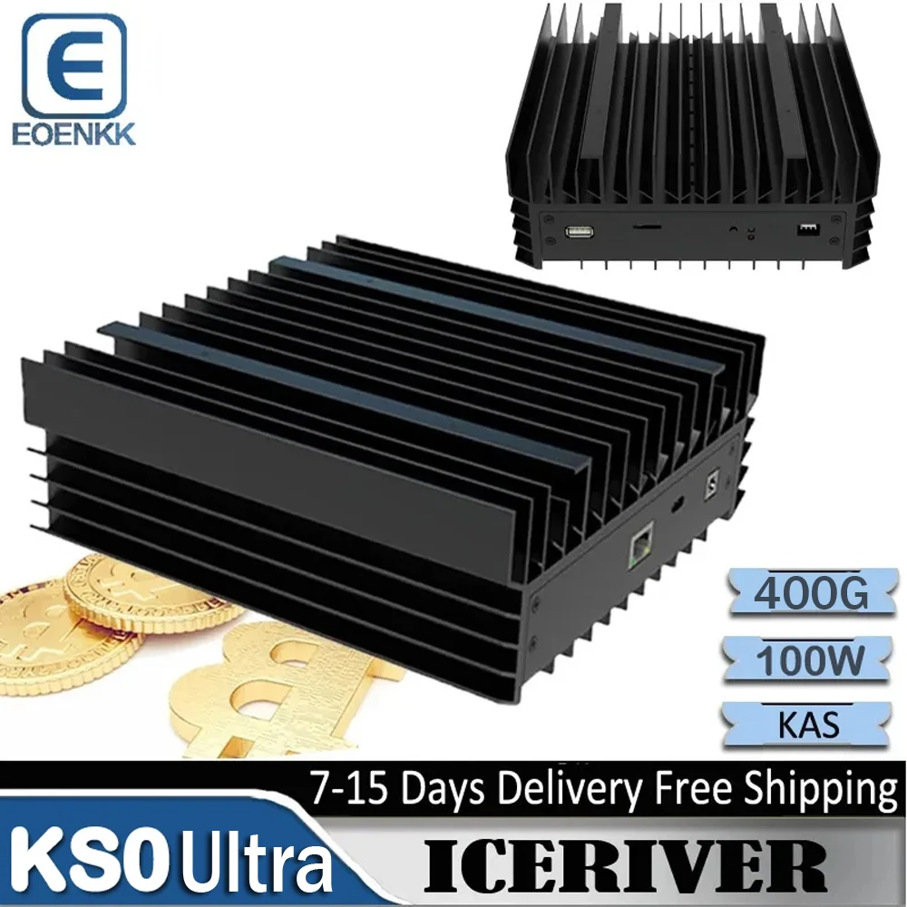 New-KS0-Ultra-IceRiver-KAS-KS0Ultra-400G-Asic-Miner-100W-Kaspa-Mining ...