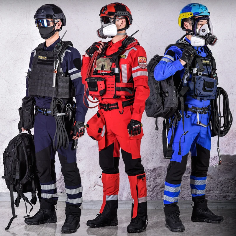 Fire-International-Emergency-Rescue-Suit-Set-Summer-Quick-Drying-Fire ...