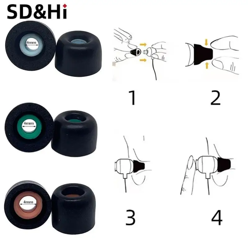 1pair Ear Tips For Sony WF-1000XM4 WF-1000XM3 Soft Silicone Protective ...