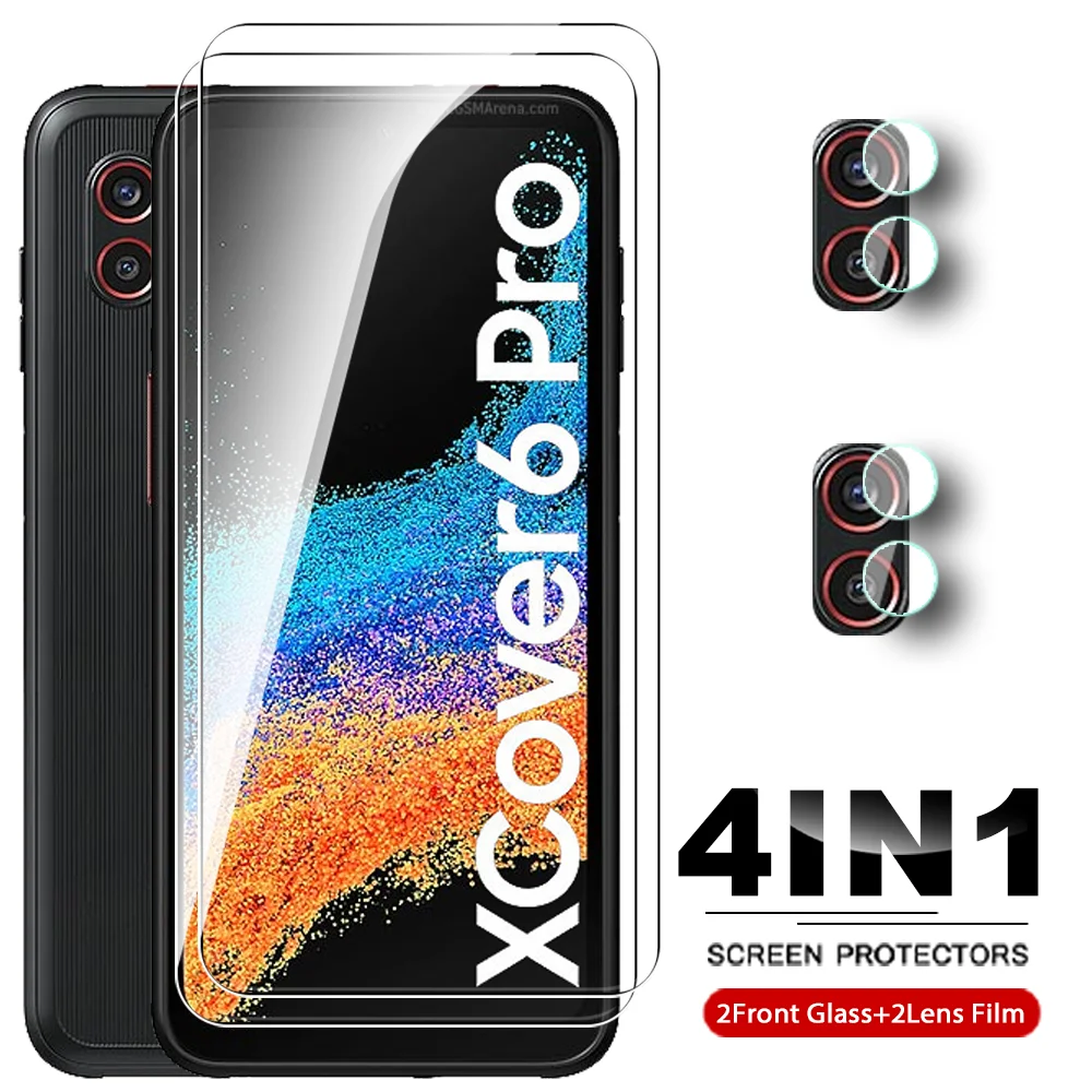 4-in-1-Tempered-Glass-For-Samsung-Galaxy-Xcover6-Pro-Xcover5-Camera-Lens-Screen-Protector ...
