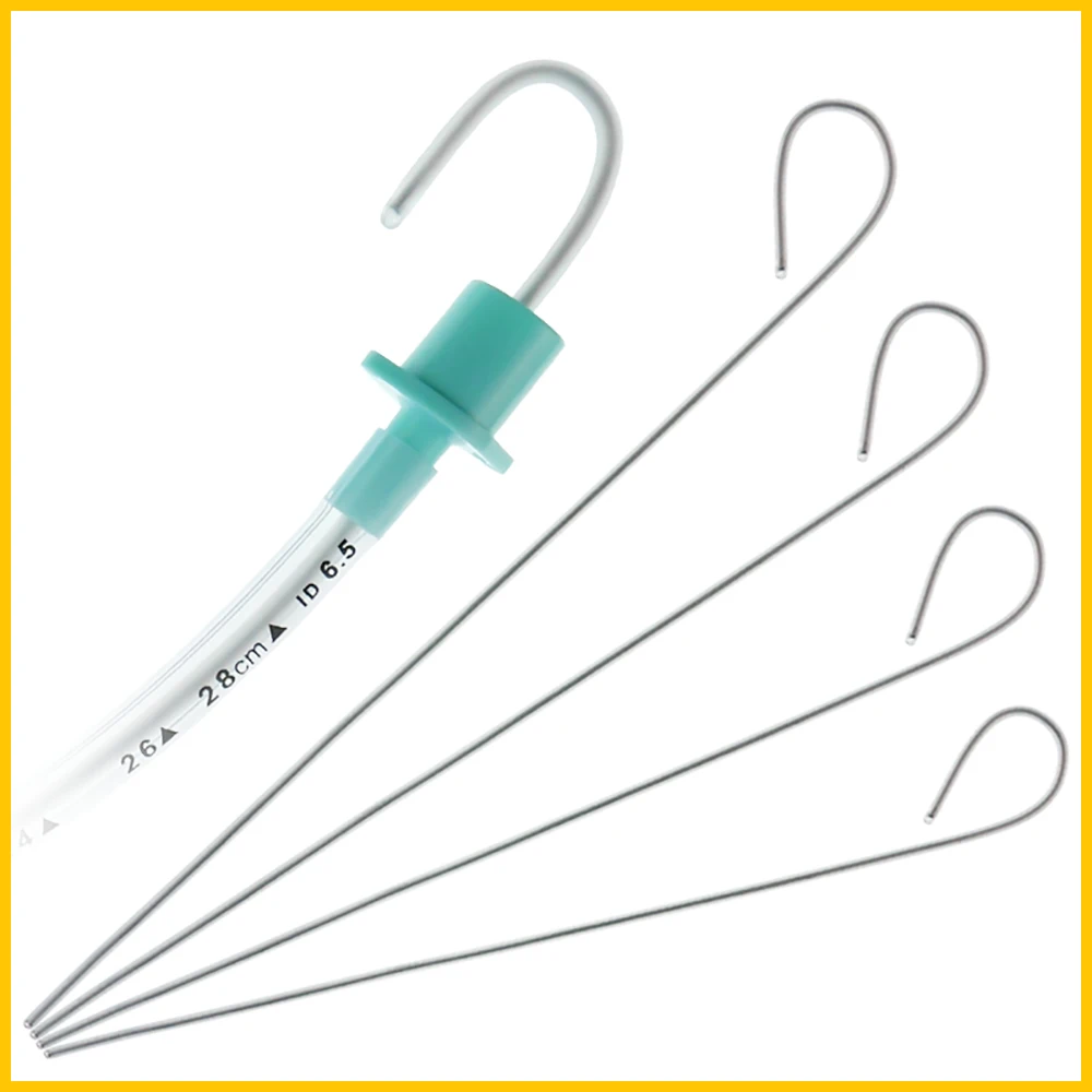 5PCS-Guide-Wire-Stylet-For-Intubation-Catheter-Strip-Elastic-Rubber ...