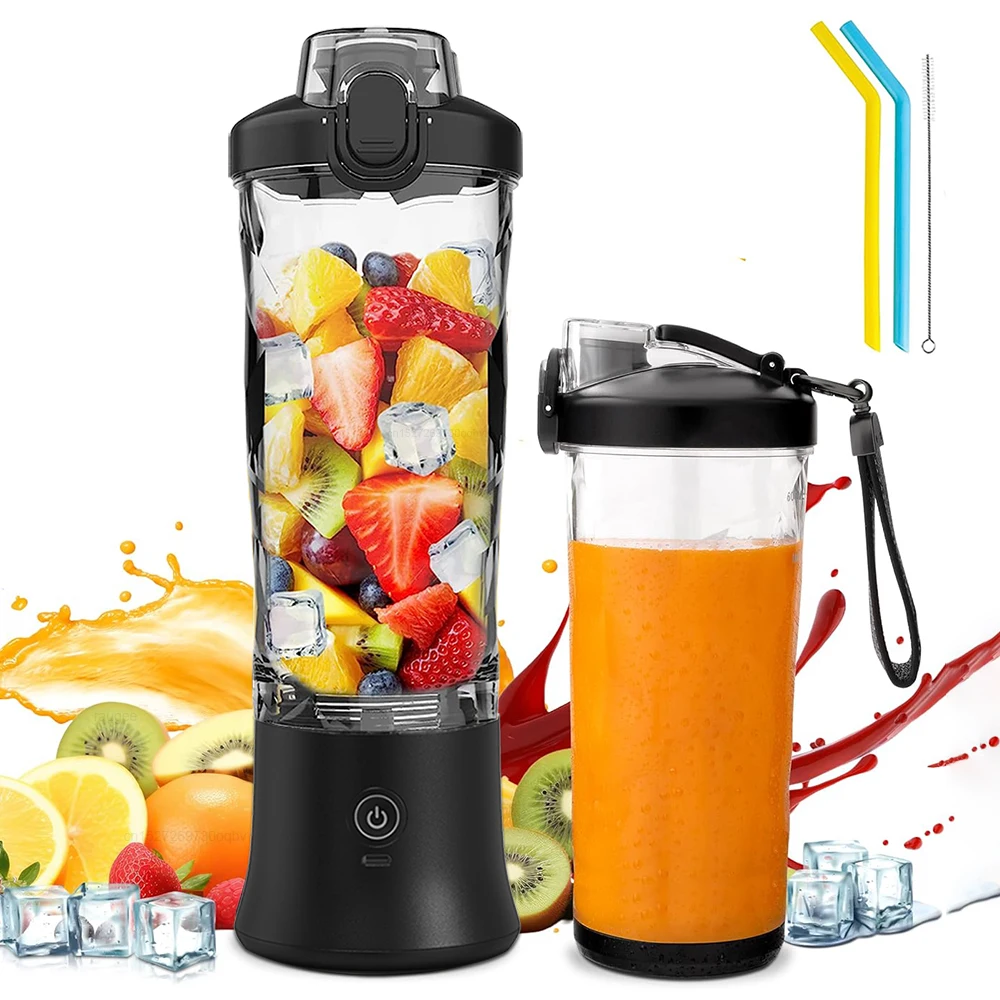 Portable-Blender-Mini-Portable-Fruit-Juicer-Automatic-Smoothies-Fresh ...