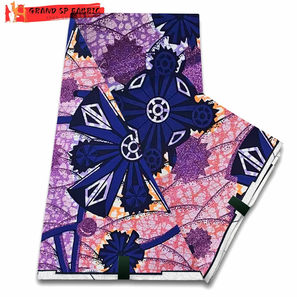 Grand-Super-100-Cotton-African-Wax-Fabric-High-Quality-Wax-Print-Ankara ...