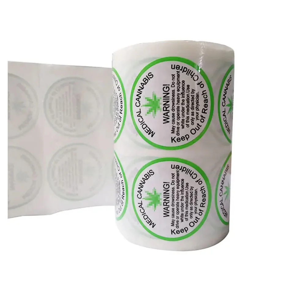 New-Trend-1-5-Inch-500-PCs-Roll-Warning-Stickers-Adhesive-Labels ...