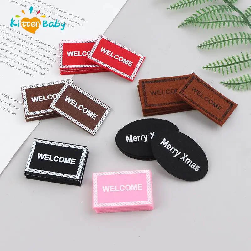 5pcs-1-12-Dollhouse-Miniature-Welcome-Floor-Mat-Carpet-Rug-Doll-House ...