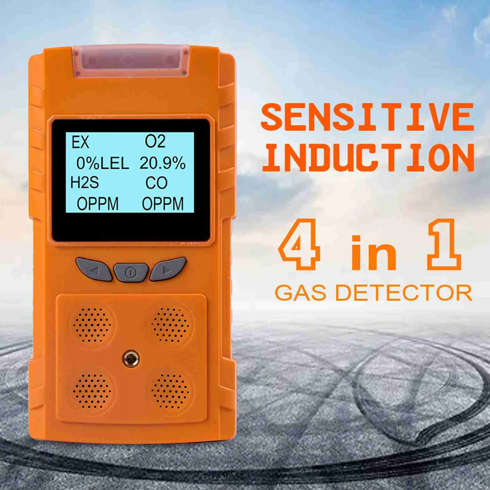 Plt850 4 In 1 Portable Gas Leak Detector Smart Sensor Home Usb Lcd ...