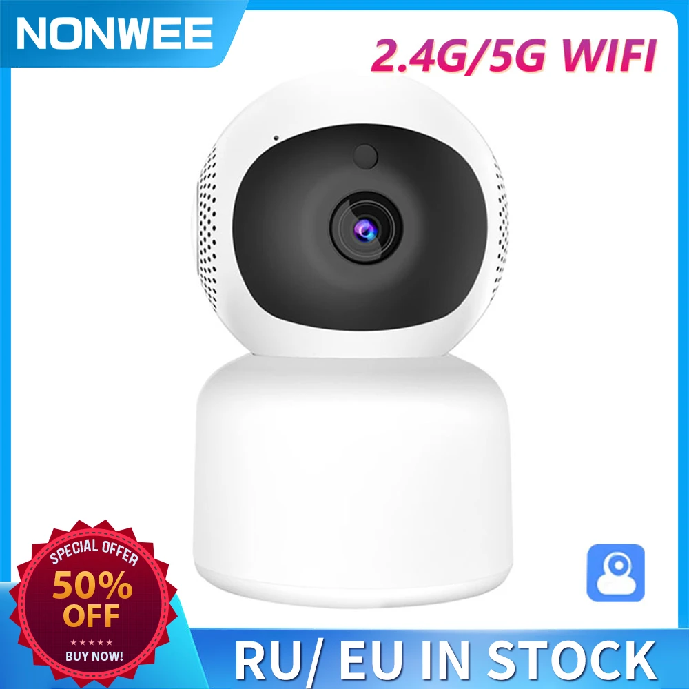 2.4g/5g Wireless Home Camera 1080p Indoor Baby Monitor Security ...