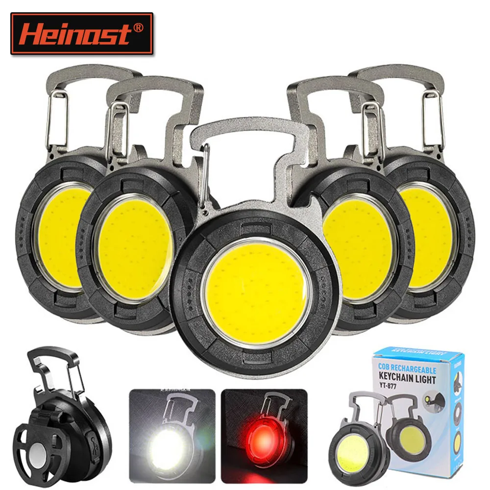 Mini-llavero-port-til-multifuncional-COB-luz-recargable-por-USB ...