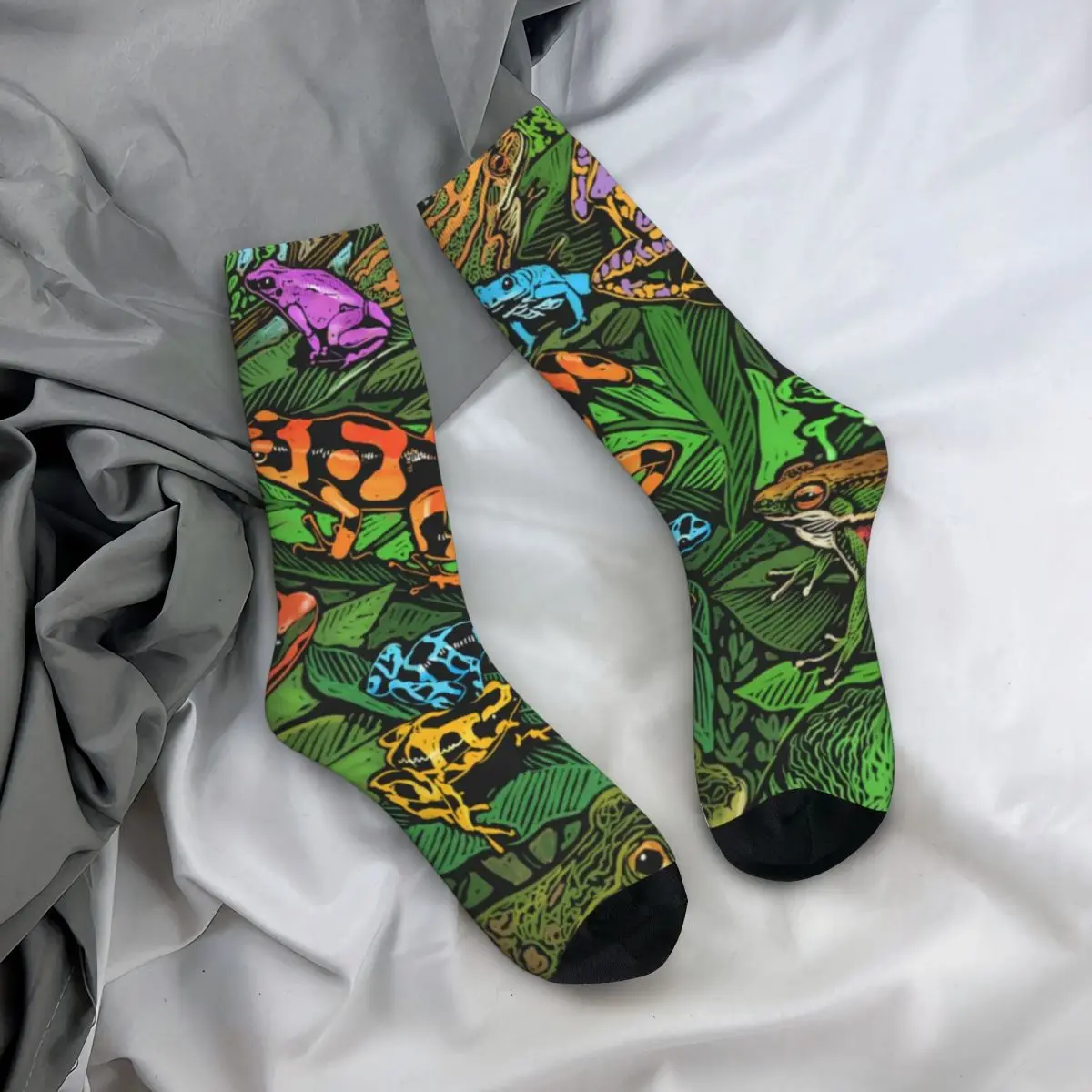 Poison-Dart-Frog-Socks-Autumn-Nature-Wildlife-Stockings-Trendy-Ladies ...