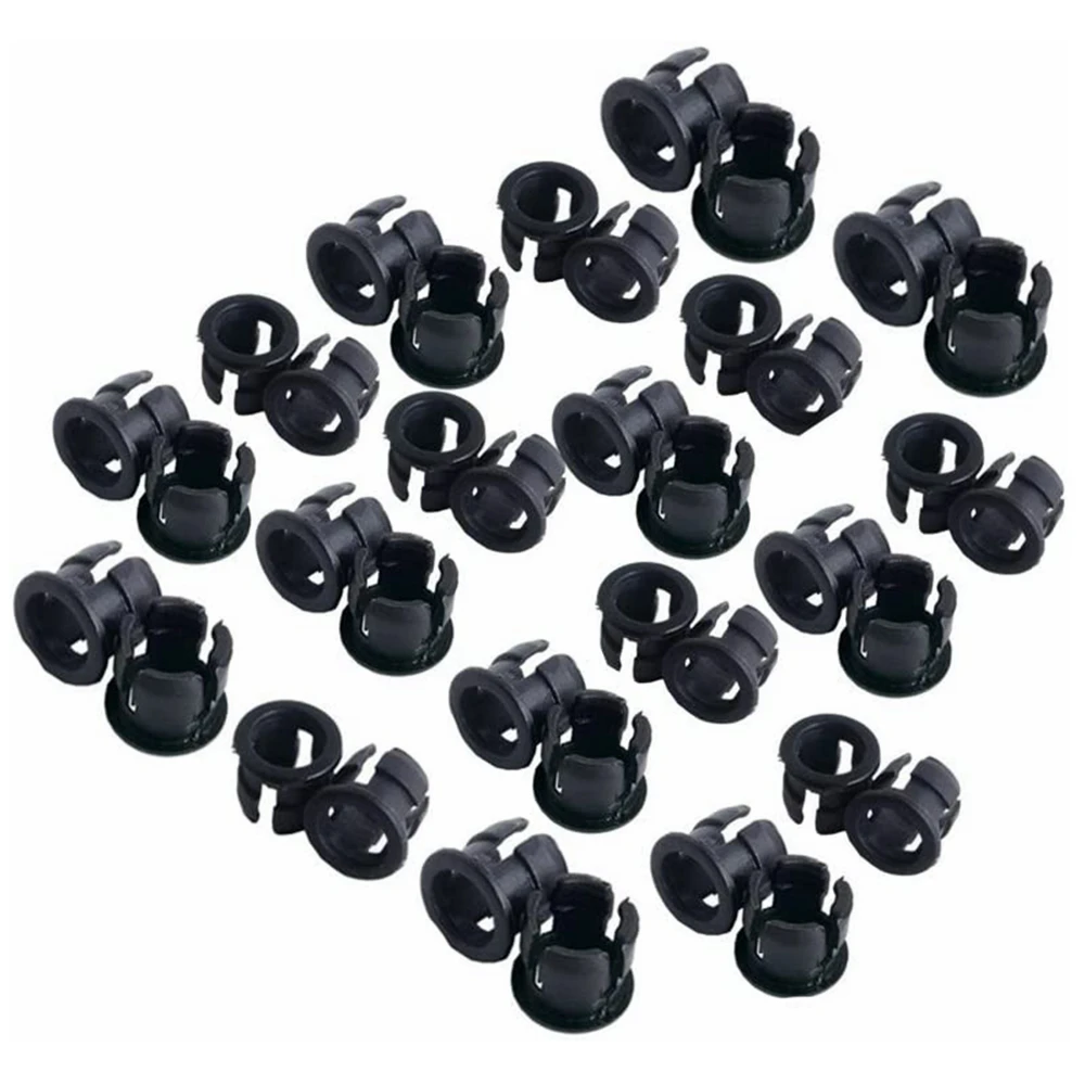 10pcs-Black-Plastic-10mm-LED-Holder-Emitting-Diode-Holder-Clip-Display ...