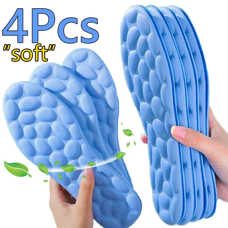 Soft-Massage-Insoles-Pebble-Memory-Foam-Sports-Insoles-for-Men-Women ...