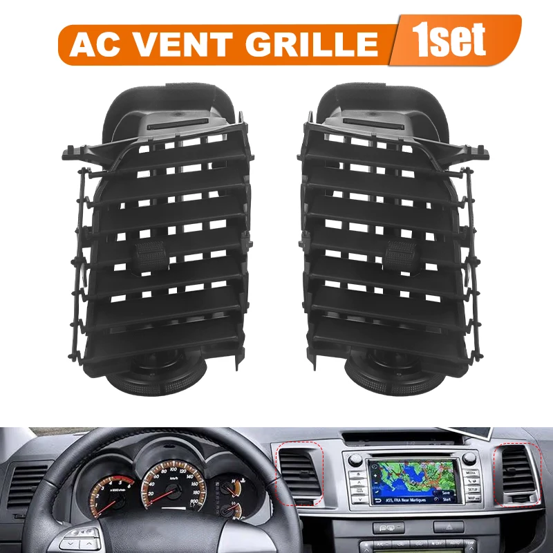 Car Central Dashboard A/C Air Vent Outlet Grilles For Toyota Hilux Vigo ...