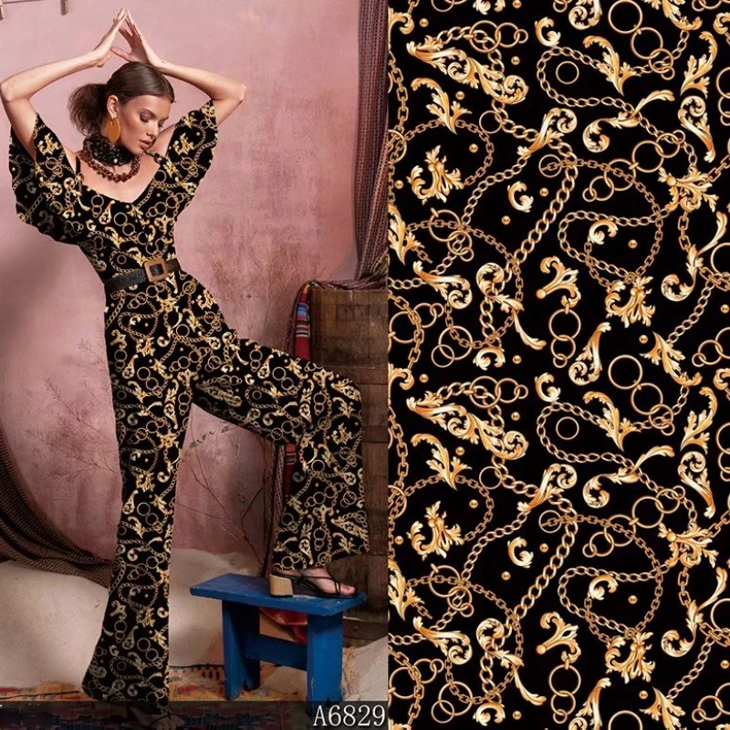 Italian-Luxury-Brand-Fashion-Clothing-Polyester-Satin-Chiffon-Printed ...