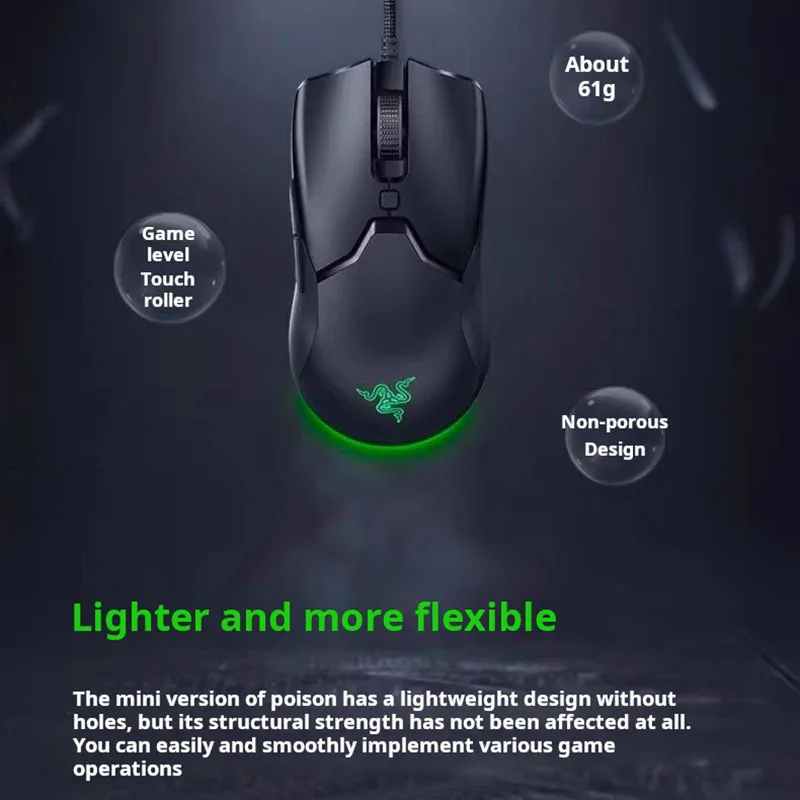 Razer Viper Mini Thunder Snake – Hochleistungs Gaming Maus, Ultraleicht ...