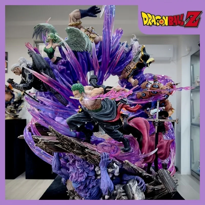 New-24cm-One-Piece-Anime-Figures-Zoro-Gk-Figurine-Onigashima-King-Of ...