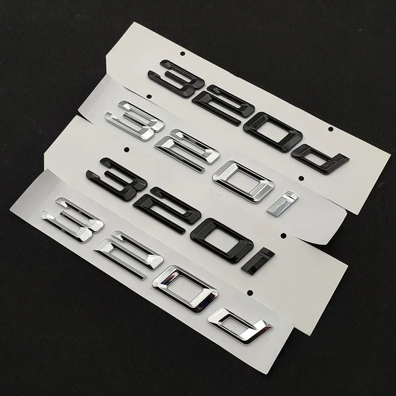 3D ABS Logo 316i 318i 318d 320i 320d 325i 325d 330i 330d Emblem Letters ...