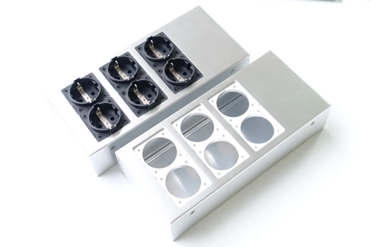 Full-aluminum-HIFI-EU-power-case-EU-US-standard-plug-power-socket ...