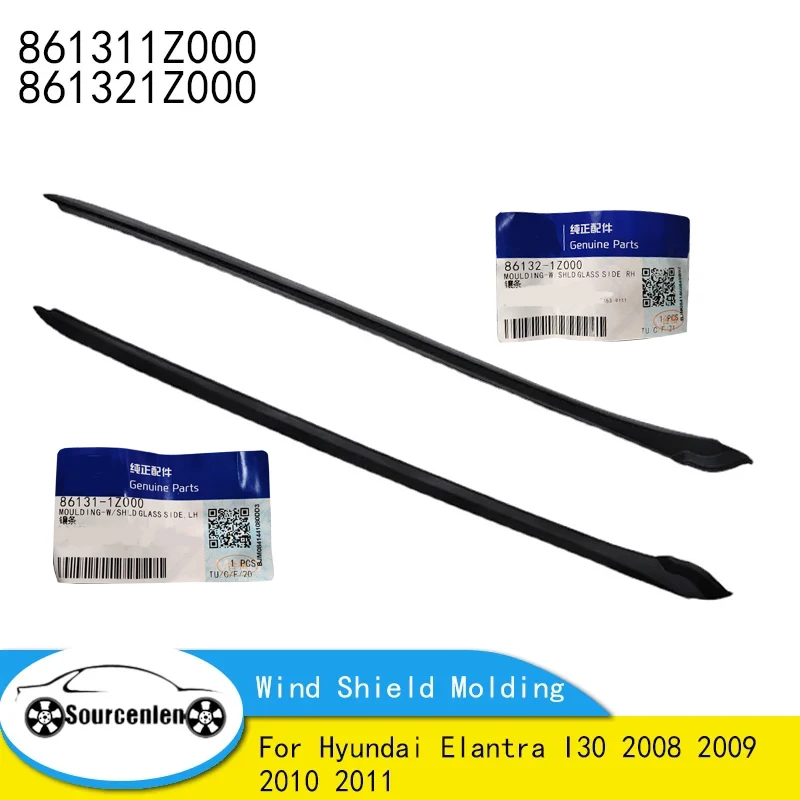 Brand New Left Right Side Wind Shield Molding 861311Z000 861321Z000 for ...