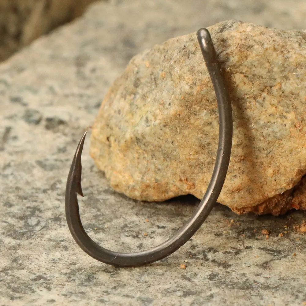 20pcs-Carp-Fishing-Hooks-Micro-Barbed-Curved-Shank-Hook-High-Carbon ...