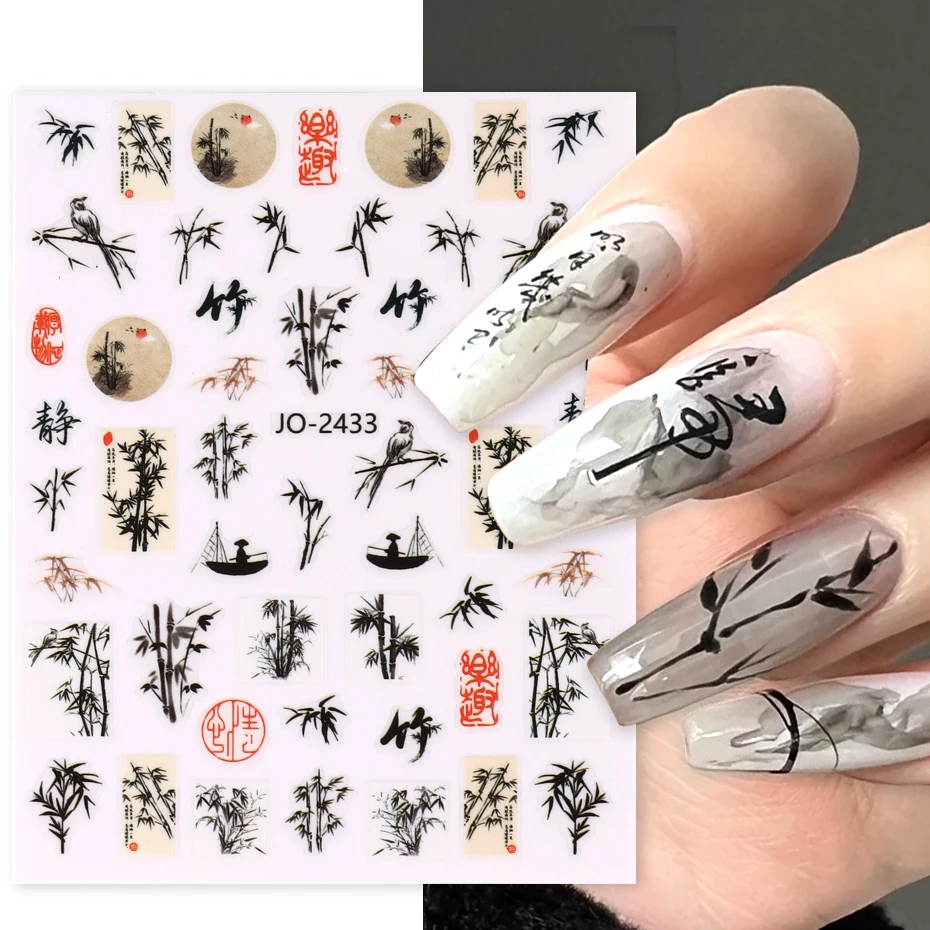 Chinese Flower Designs On Nails