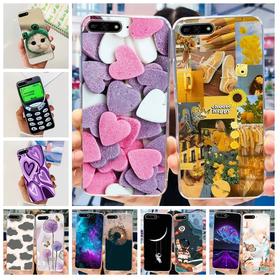 For Huawei Y6 Prime 2018 Case ATU L31 ATU L42 Phone Cover Popular ...